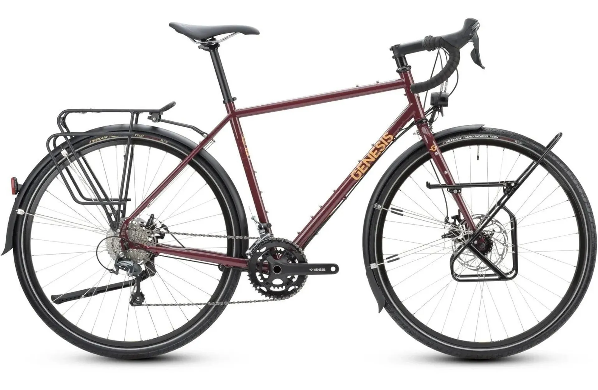 Genesis Tour De Fer 40 2025 Touring Bike in Crimson