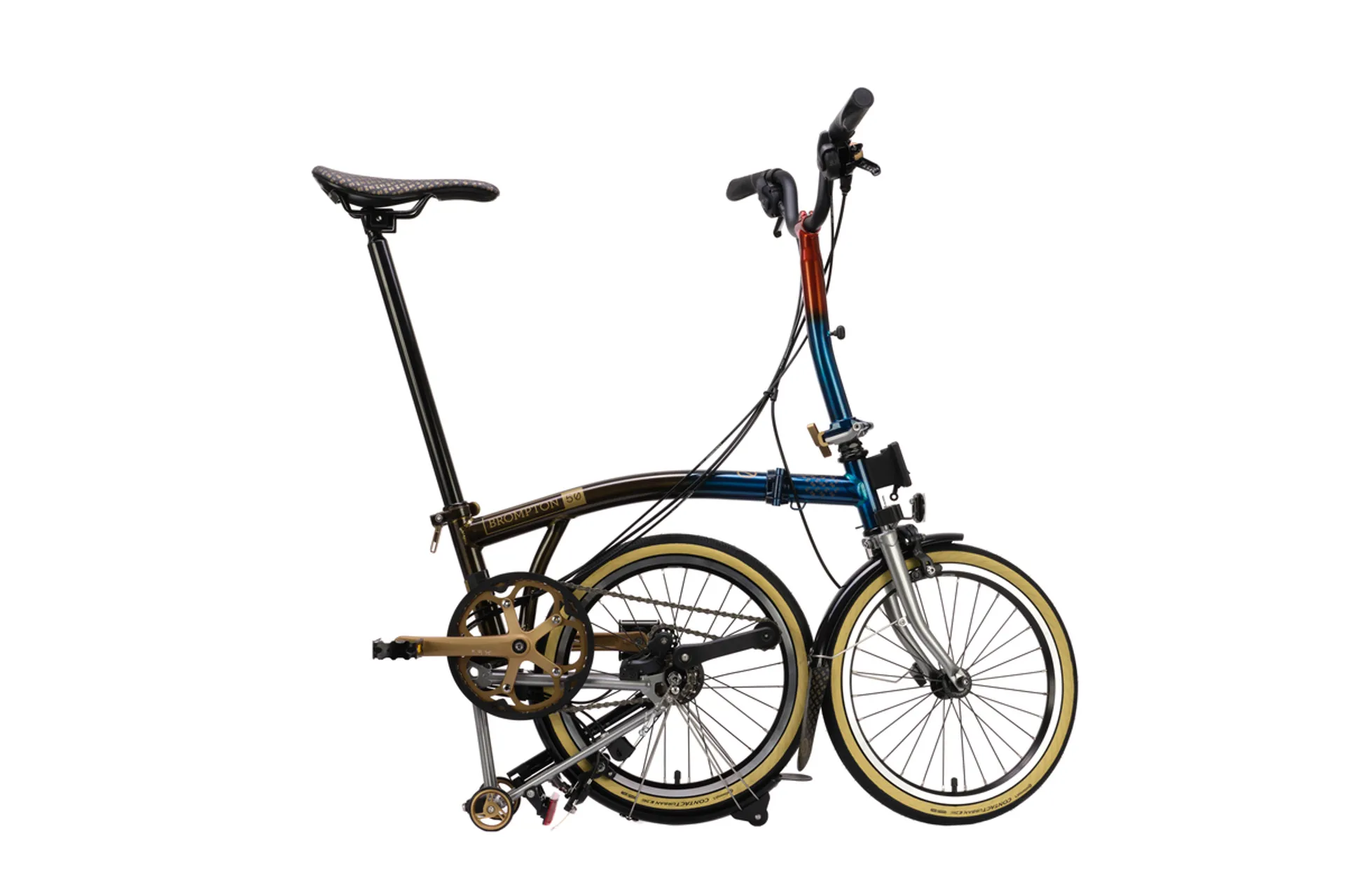 Brompton 1975 Edition C Line 12 Speed M-Bar Folding Bike